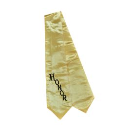 "Honor" Embroidered Drape Stole